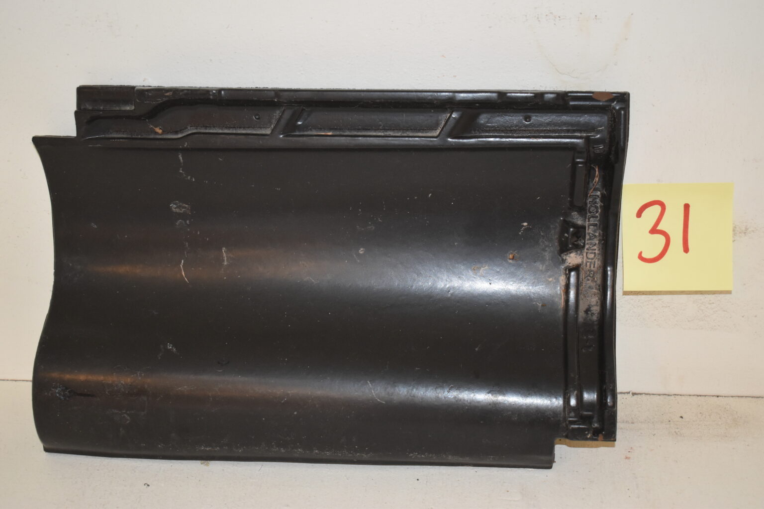 monier 6 made in holland glaseret sort - Brugte Tagsten og Fliser